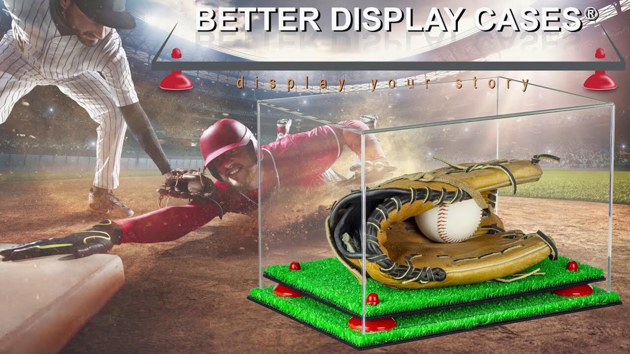 Baseball Glove Display Case – Bases, Cases, Risers