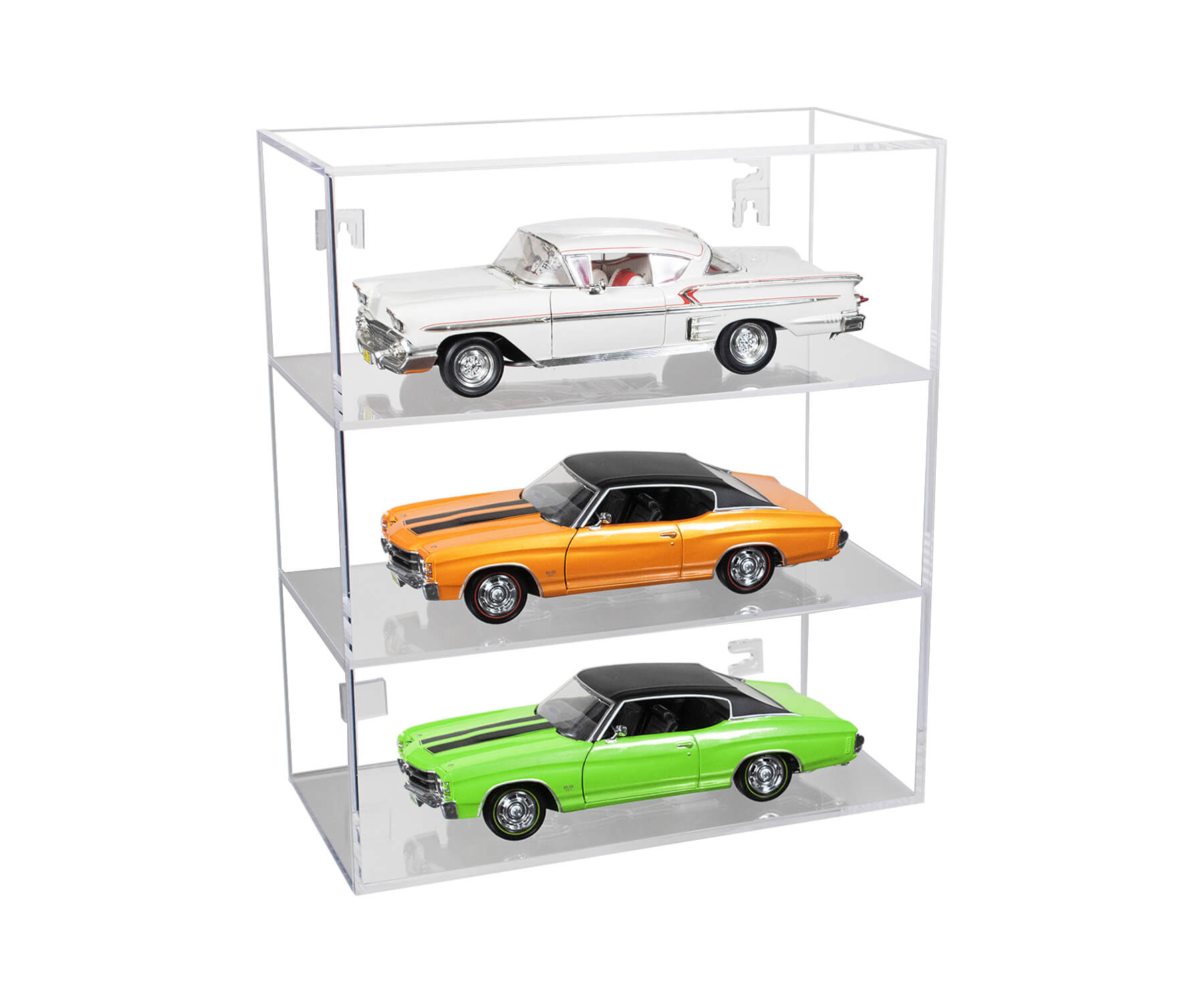 Clear Acrylic Diecast Model Car Display Case with Shelves – Better ...