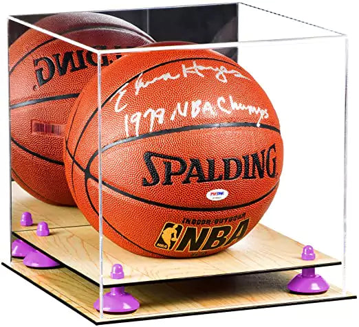 Acrylic Full Size Basketball Display Case - Mirror Wall Mounts
