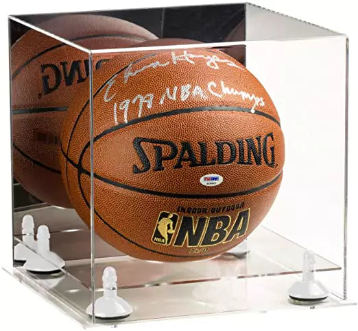 Acrylic Full Size Basketball Display Case - Mirror Wall Mounts