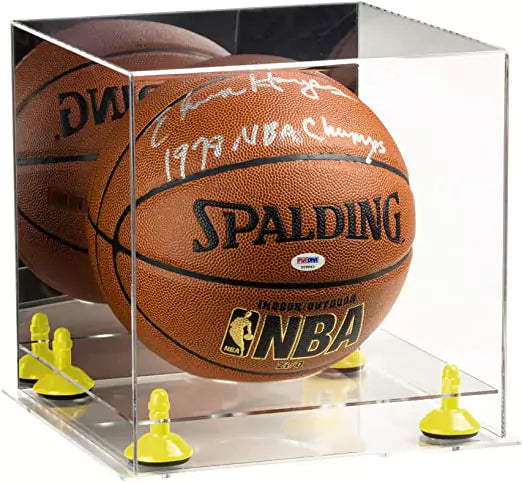 Acrylic Full Size Basketball Display Case - Mirror Wall Mounts