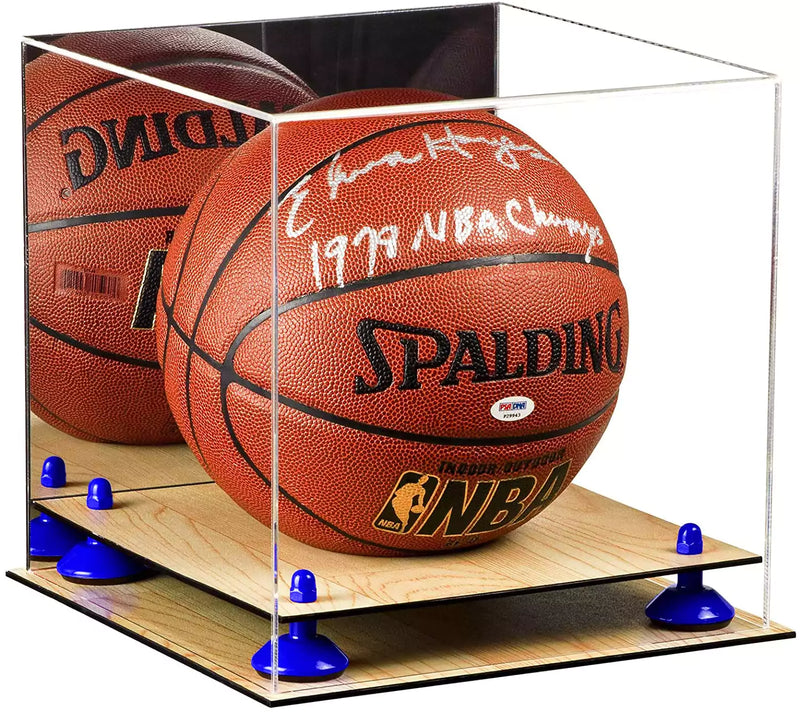 Acrylic Full Size Basketball Display Case - Mirror Wall Mounts