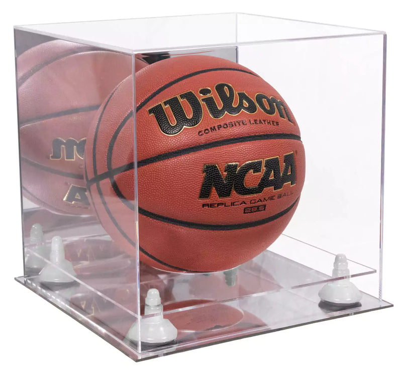 Acrylic Full Size Basketball Display Case - Mirror Wall Mounts