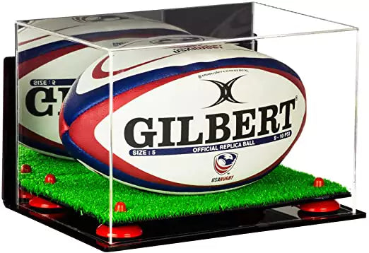 Acrylic Rugby Ball Display Case | Better Display Cases