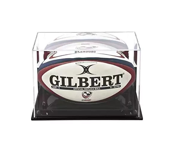 Acrylic Rugby Ball Display Case | Better Display Cases