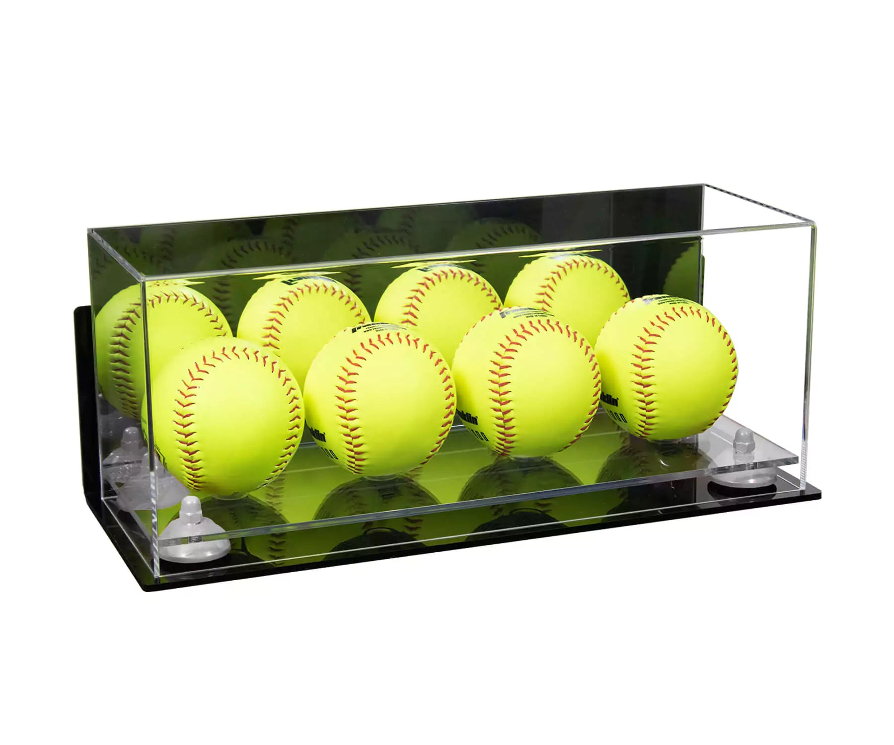 Acrylic Softball Display Case | 4 Balls | Better Display Cases