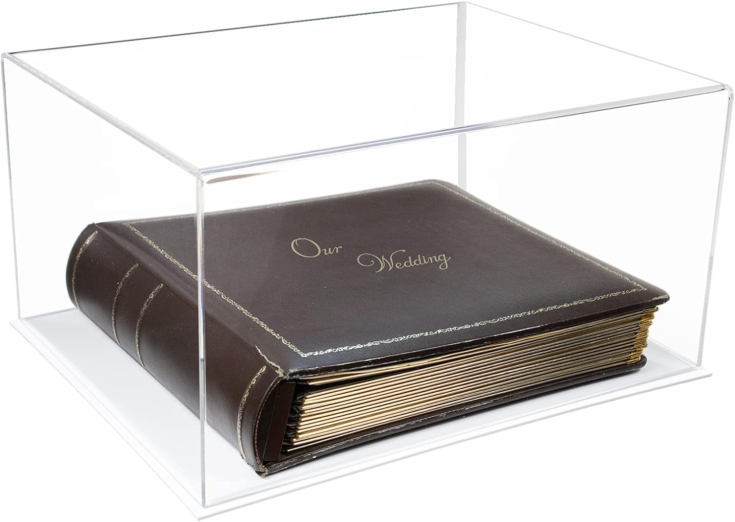Clear Acrylic Photo Album Display Case – Better Display Cases