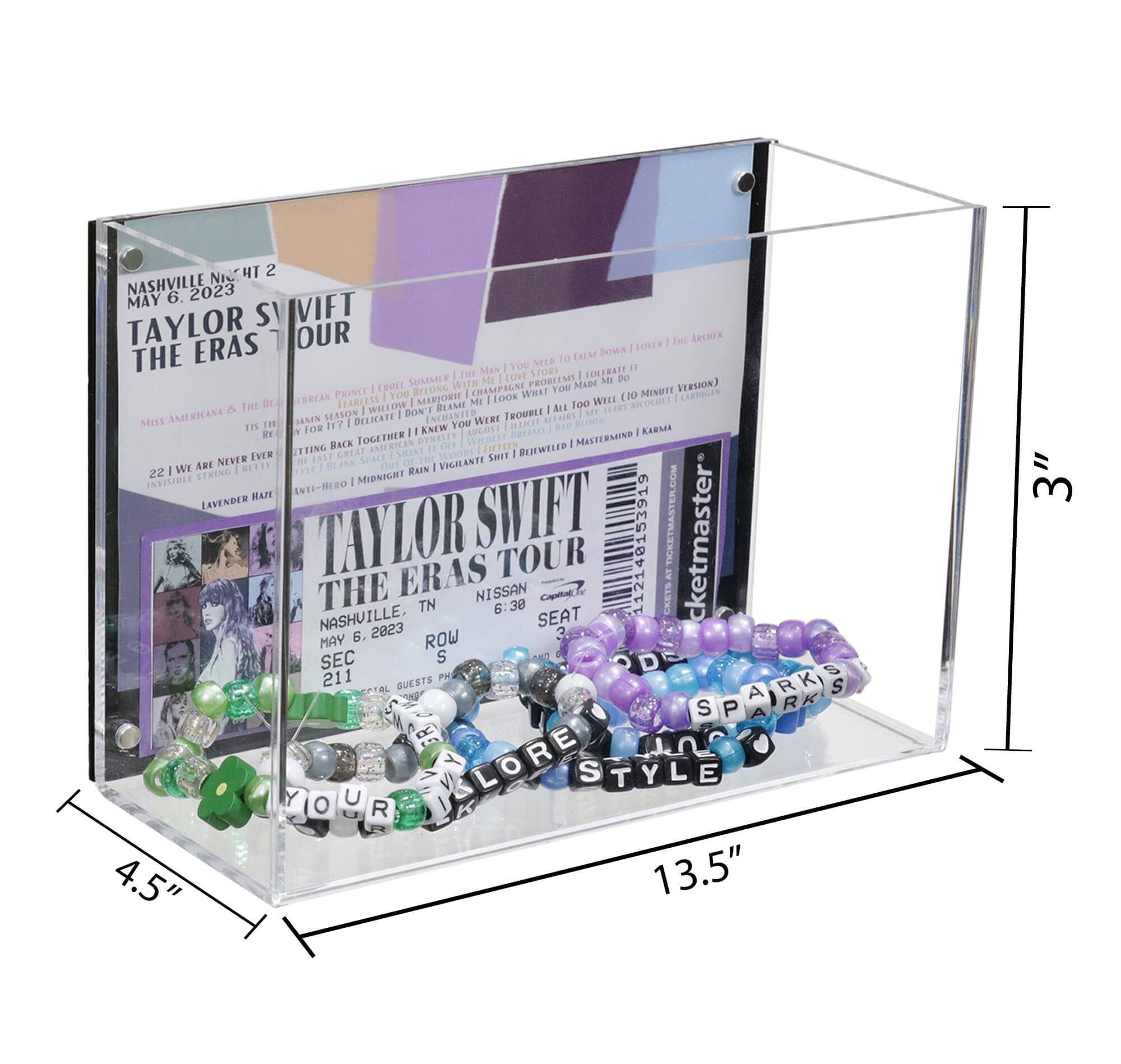 Taylor Swift Memorabilia Display Case and Drop Box (A045) – Better ...