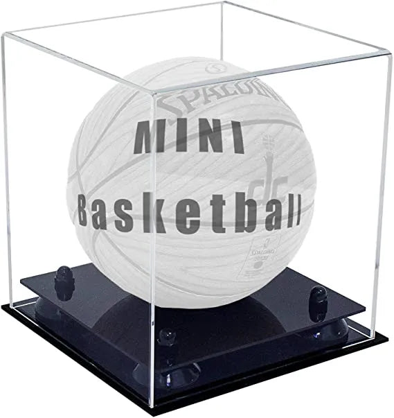 Acrylic Mini/Miniature Basketball Display Case - Clear