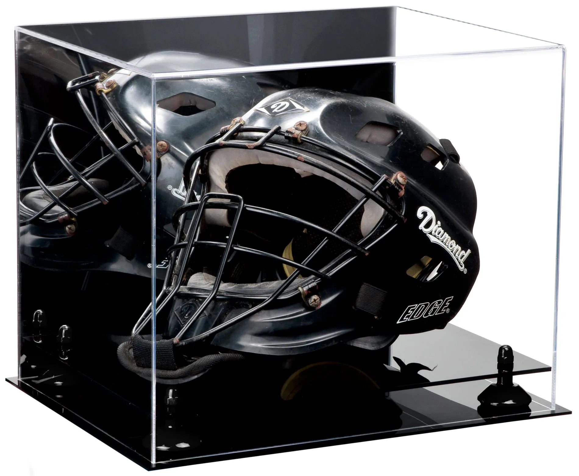 Hockey Display Cases For Helmets, Ice Skates & Hockey Sticks & Wall Mo