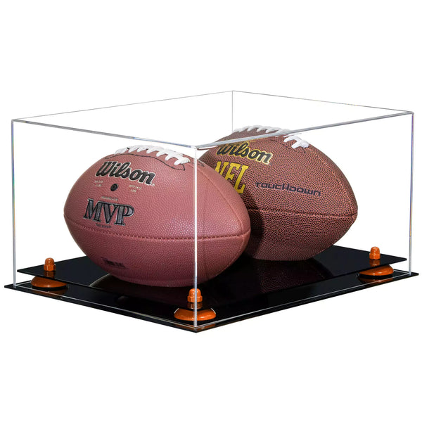 Football Display Cases - Helmets, Footballs, Cleats & Mini and Full Si