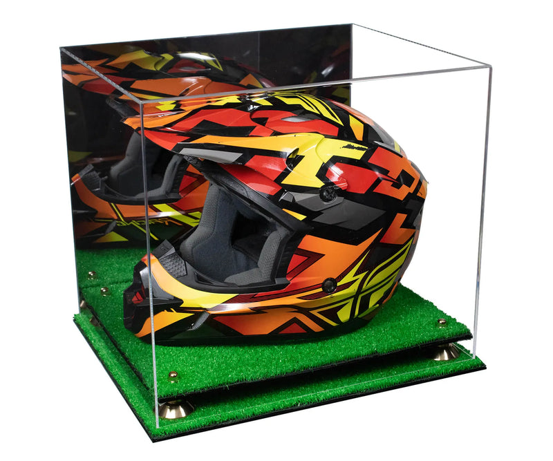Motorcycle Nascar or Motocross Racing Helmet Display Case - Mirror No