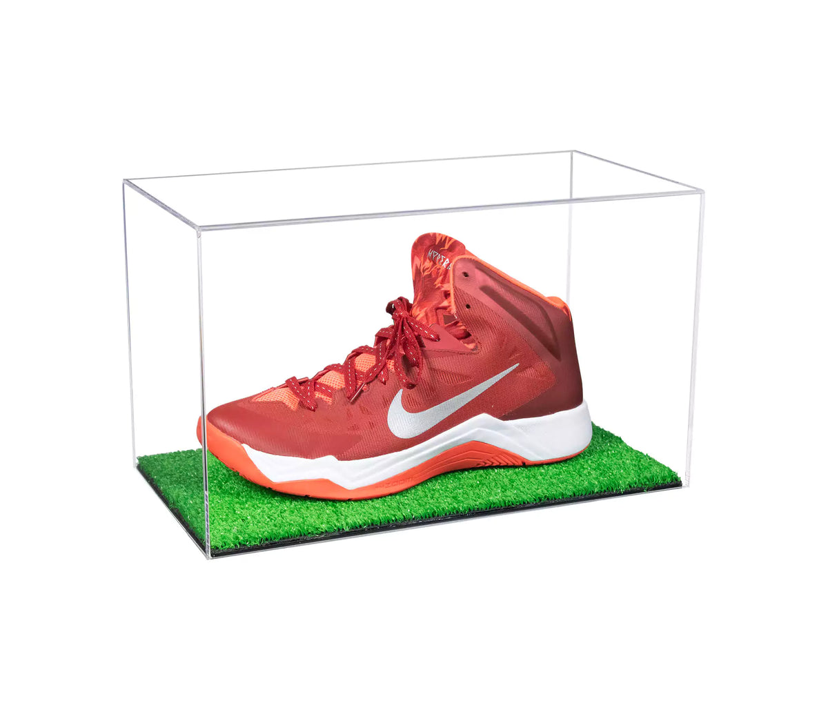 Single Shoe Display Case for Football Soccer Basketball