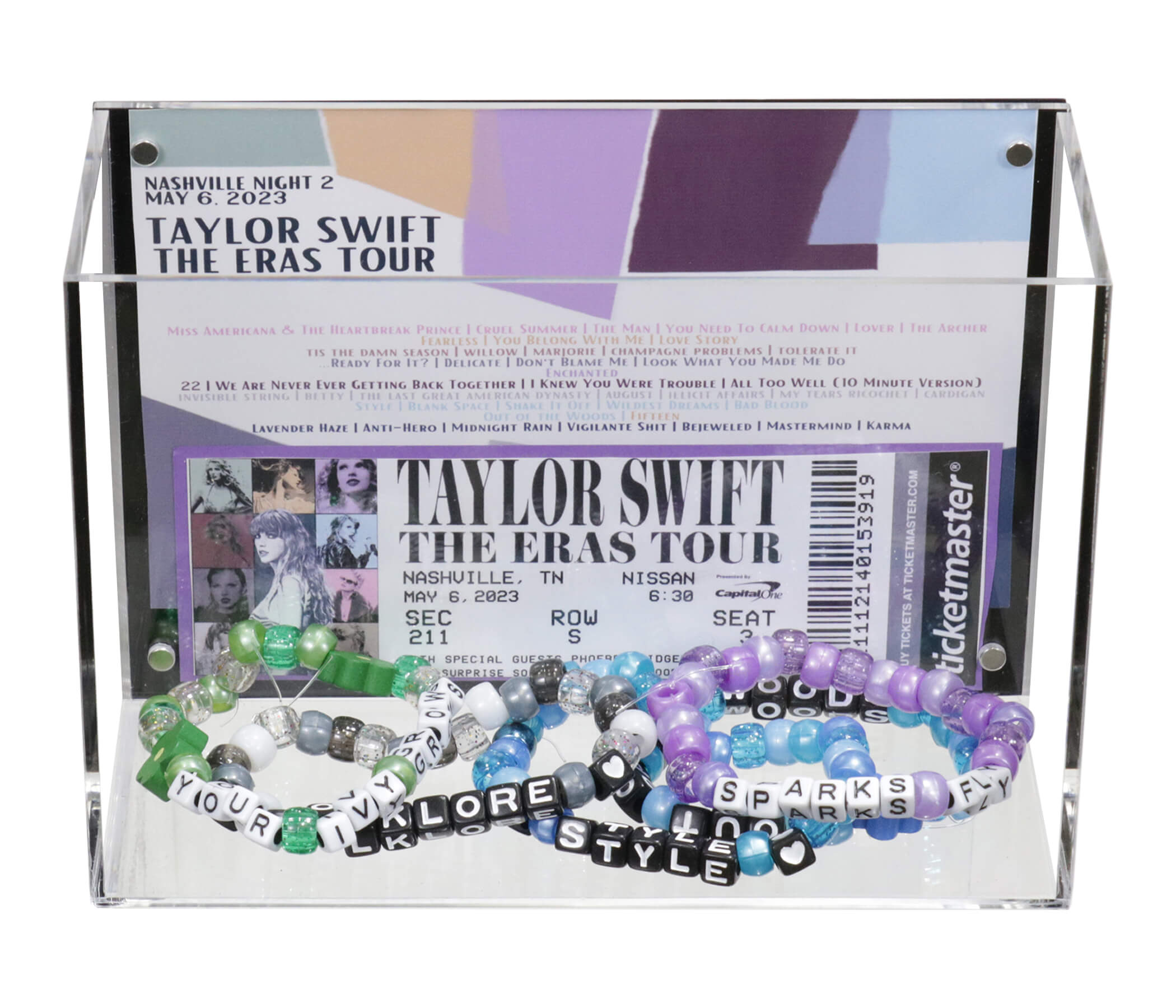 Taylor Swift Memorabilia Display Case and Drop Box (A045) – Better ...