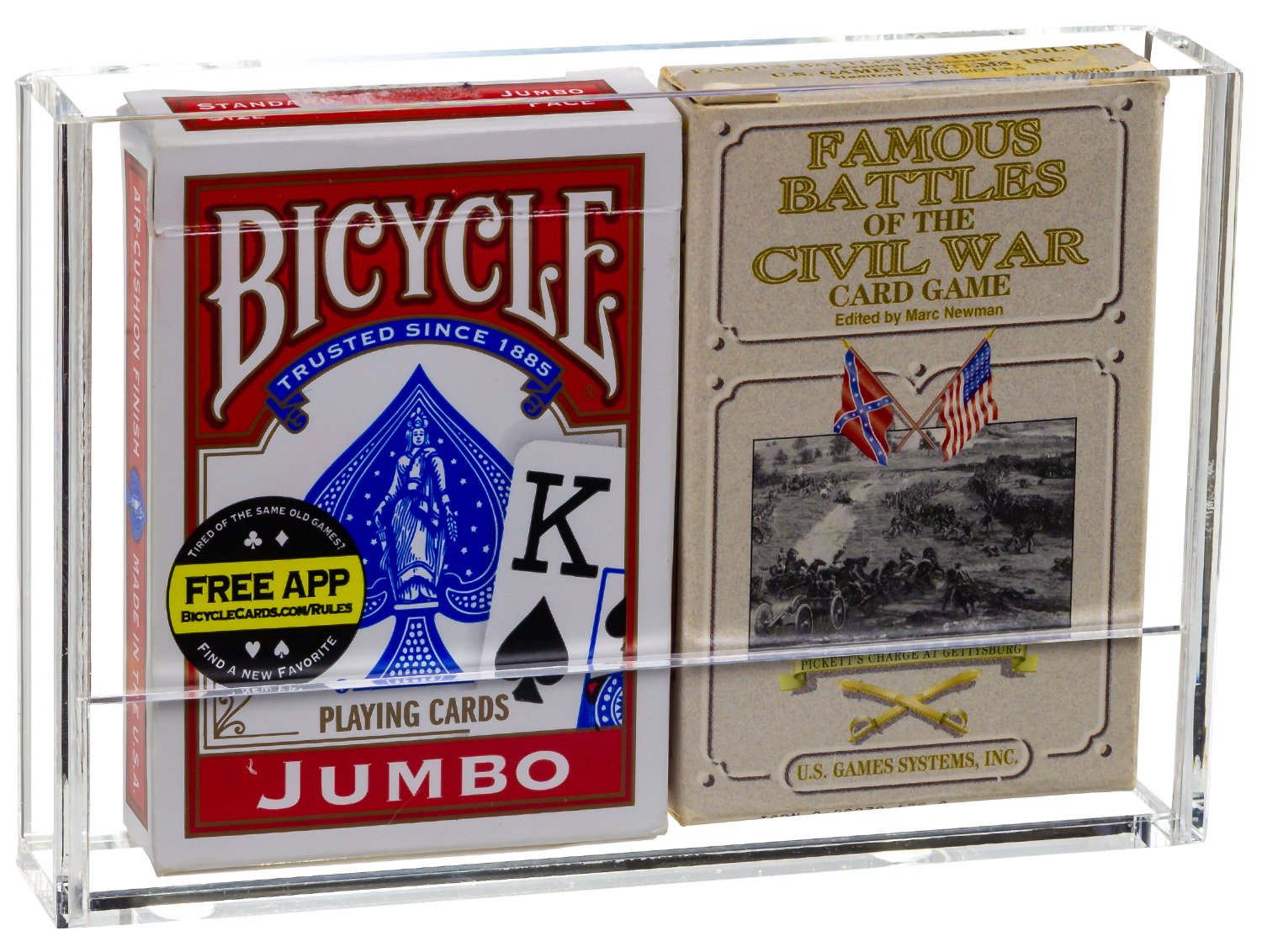 Wall-Mounted Easy Access Double Card Deck Case (A100/SP26)