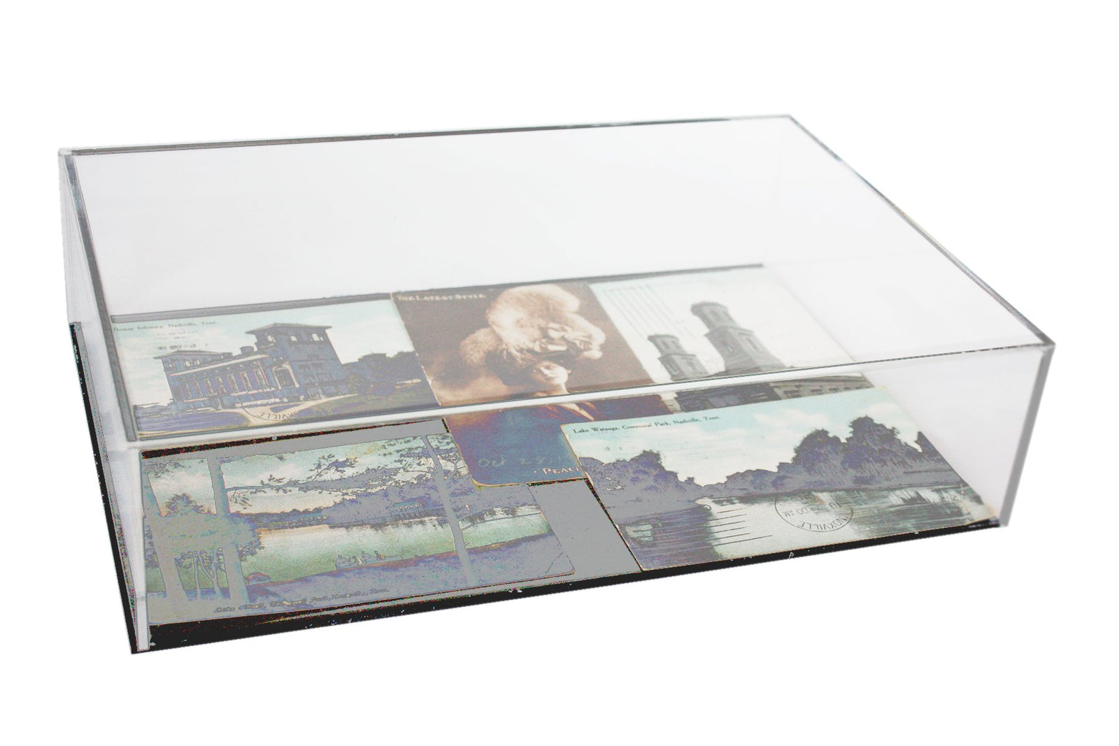 Bottlecap, Cork, or Ticket Stub Display Case with Wall Mounts (A051)