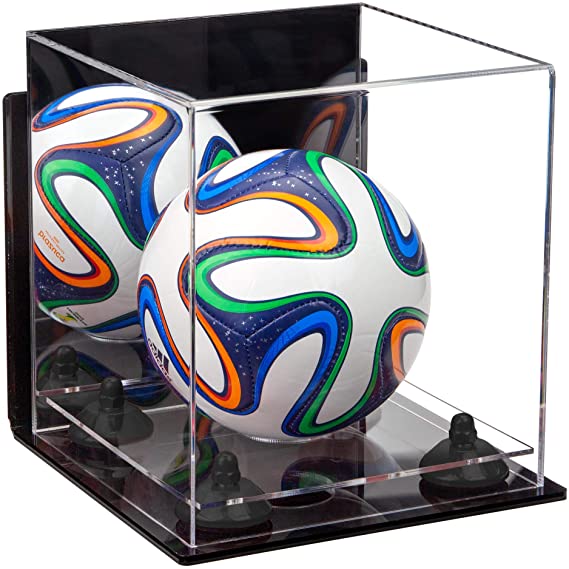 Mini Soccer Ball Display Cases - Clear, Mirror & Bases – Better Display ...