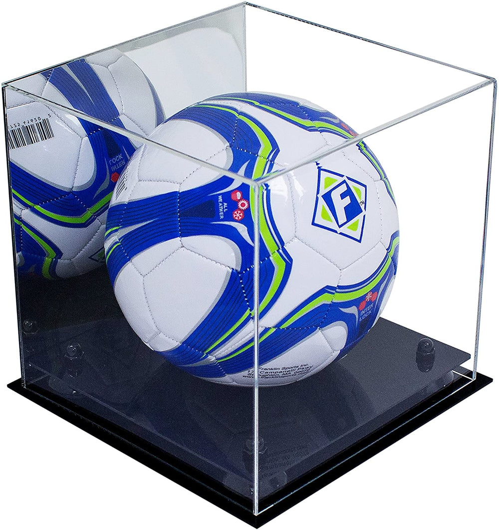 Soccer Ball Display Cases – Clear, Mirror, Bases & Risers – Better ...