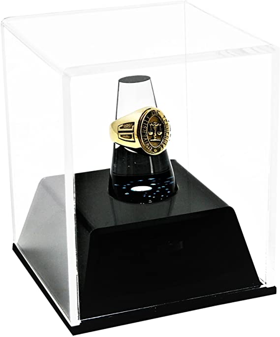 Clear Championship School Ring Display Case with Drawer – Better ...
