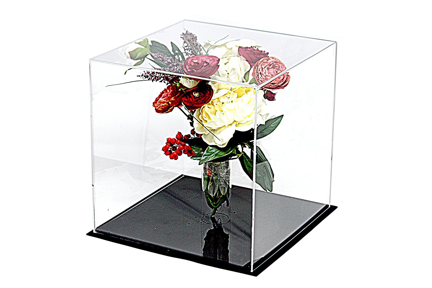 Acrylic Collectible Wedding Flower Bouquet Display Case (A031/A118/A12