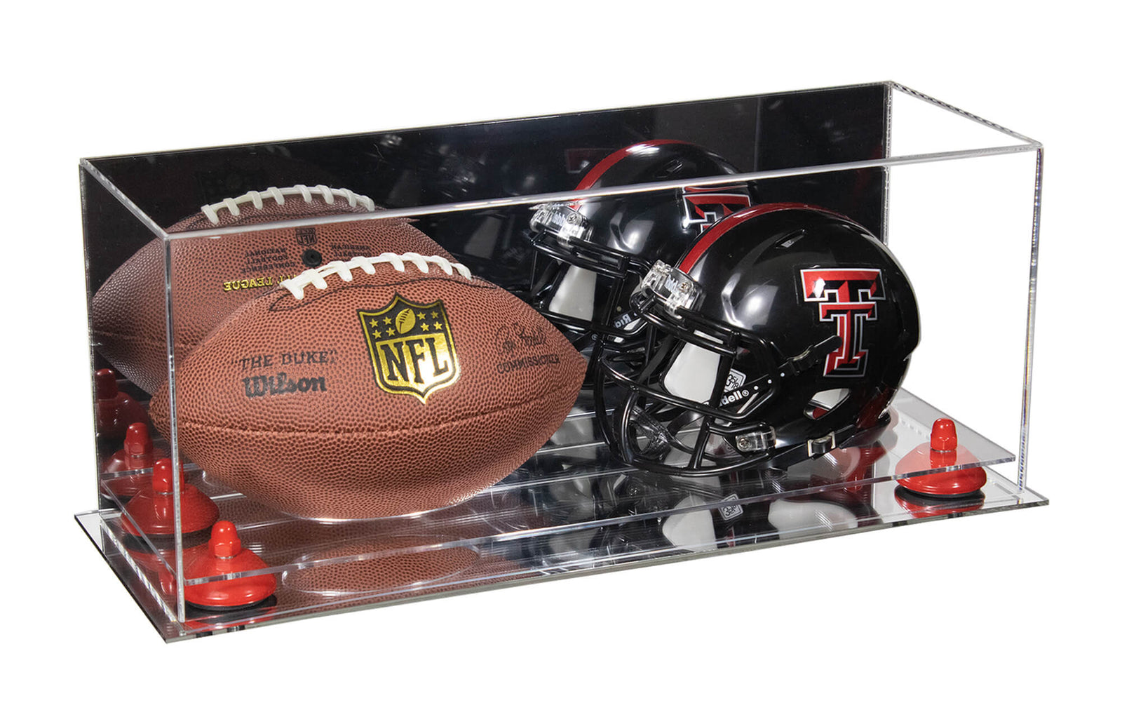 2 Mini Helmet or Mini Football Display Case | Free Shipping