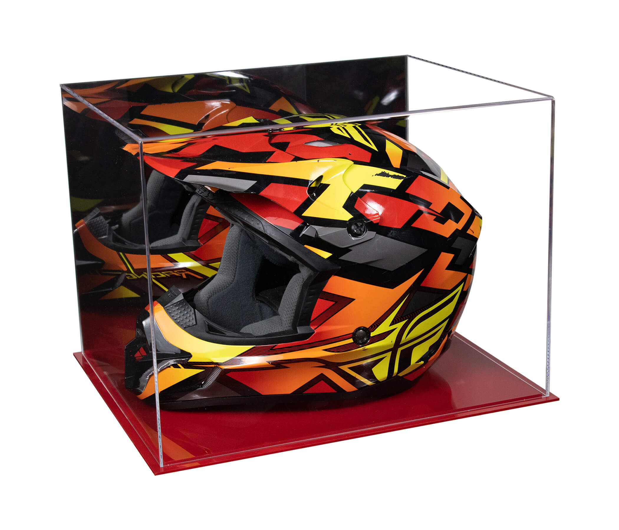 Acrylic Motorcycle Helmet Display Case Helmet Display Case - Mirror (A ...
