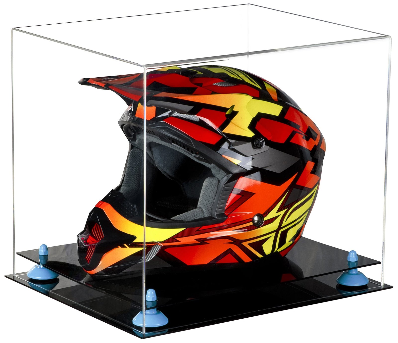 Motorcycle Nascar or Motocross Racing Helmet Display Case