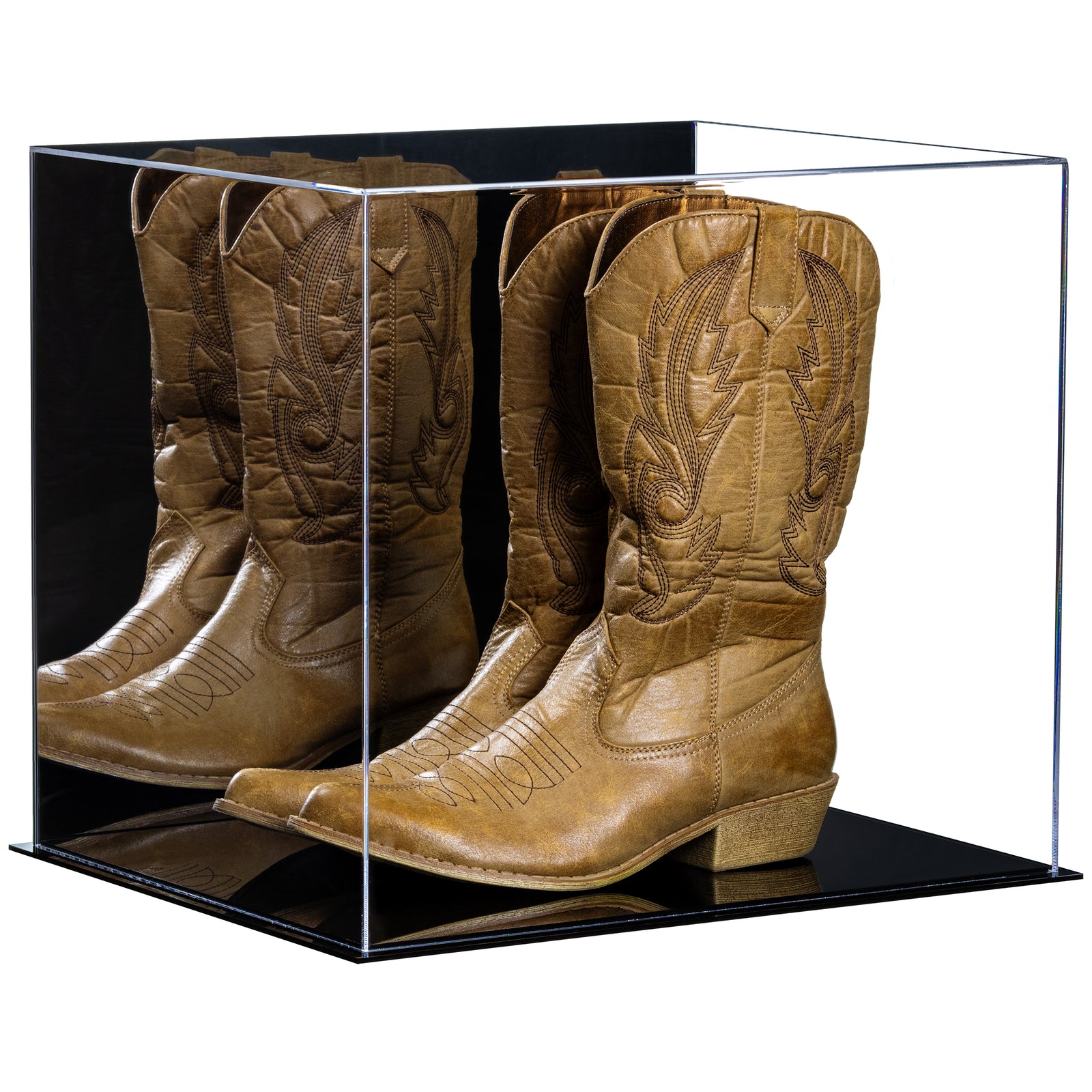 Acrylic Cowboy Boot Display Case