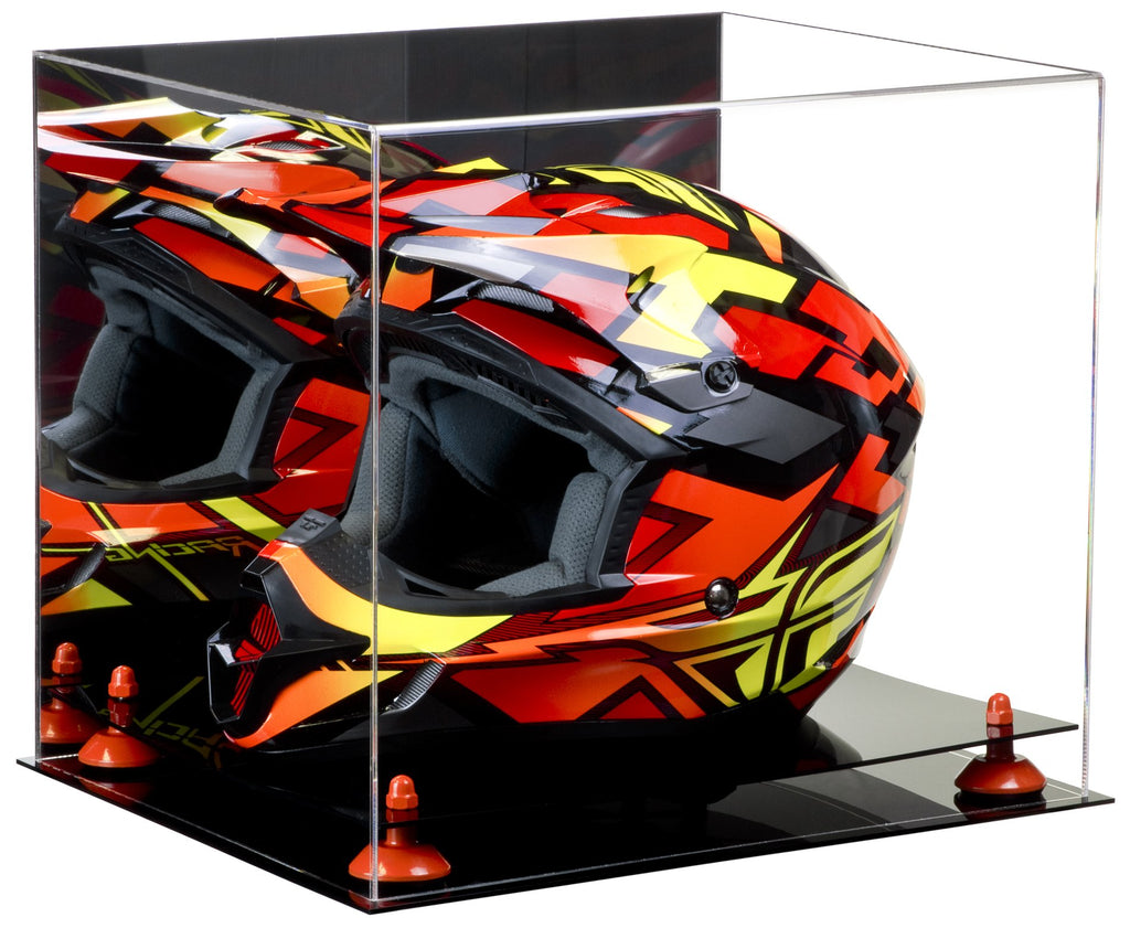Motorcycle Nascar or Motocross Racing Helmet Display Case - Mirror No