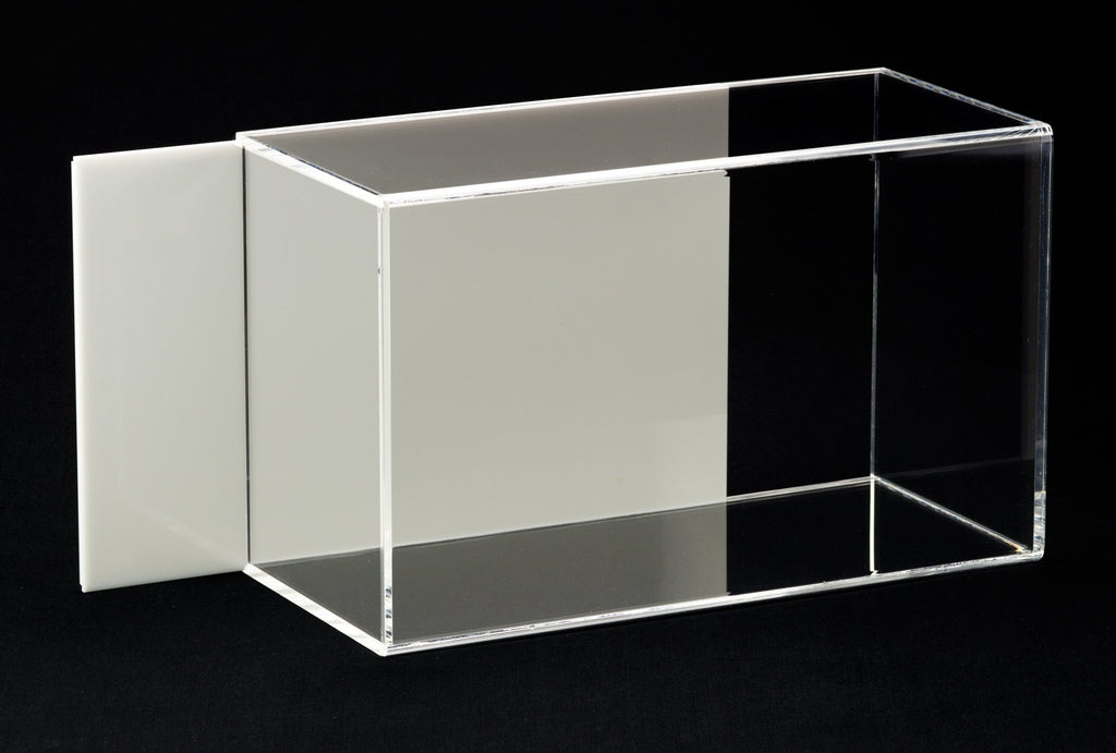Versatile Acrylic Display Case with Slide Back and Size Options