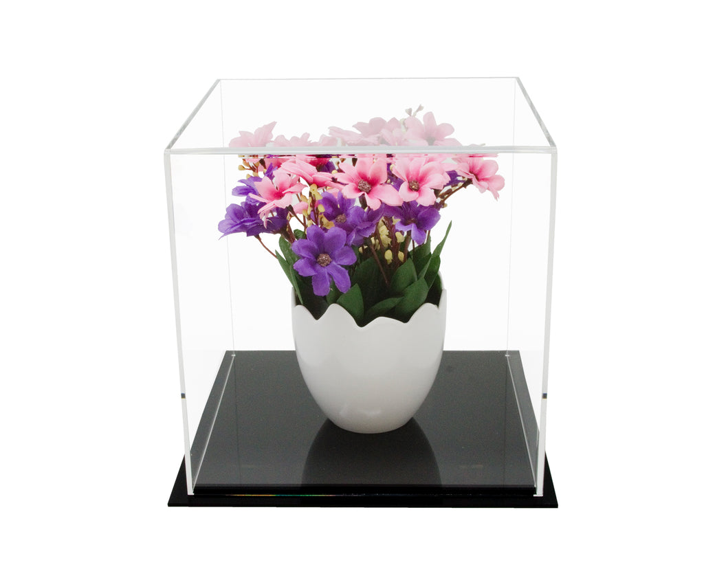 Versatile Acrylic Display Case, Cube, Dust Cover or Riser 8" x 8" x 8"