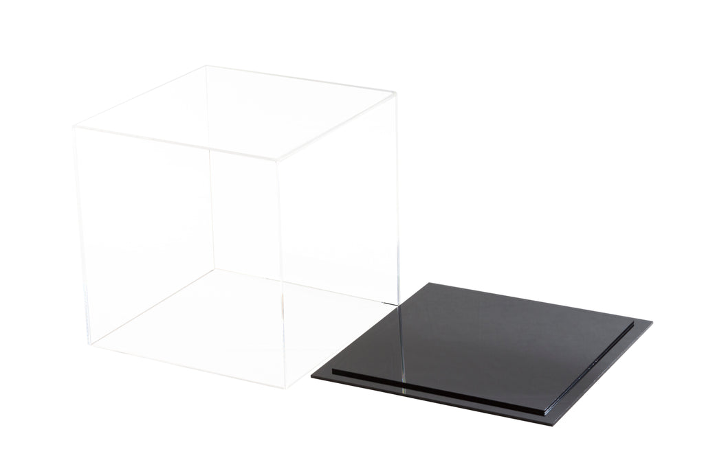 Versatile Acrylic Display Case, Cube, Dust Cover or Riser 8" x 8" x 8"