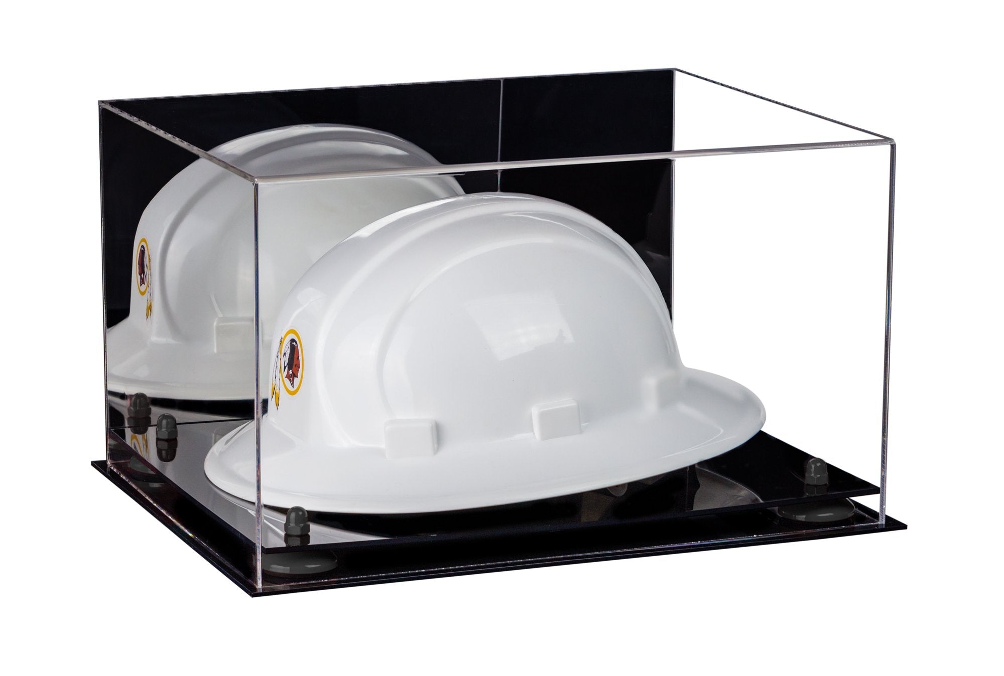 Acrylic Large Helmet - Large Safety Helmet Display Case - Mirror (A082