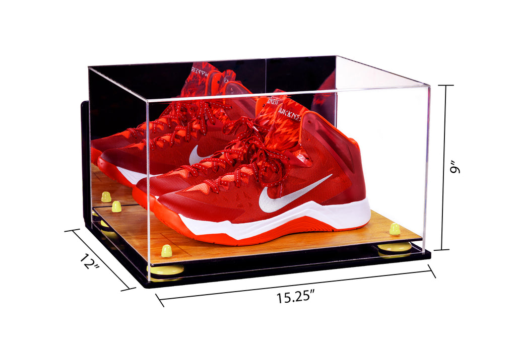 Acrylic Large Shoe Display Case 15.25 X 12 X 8 Mirror