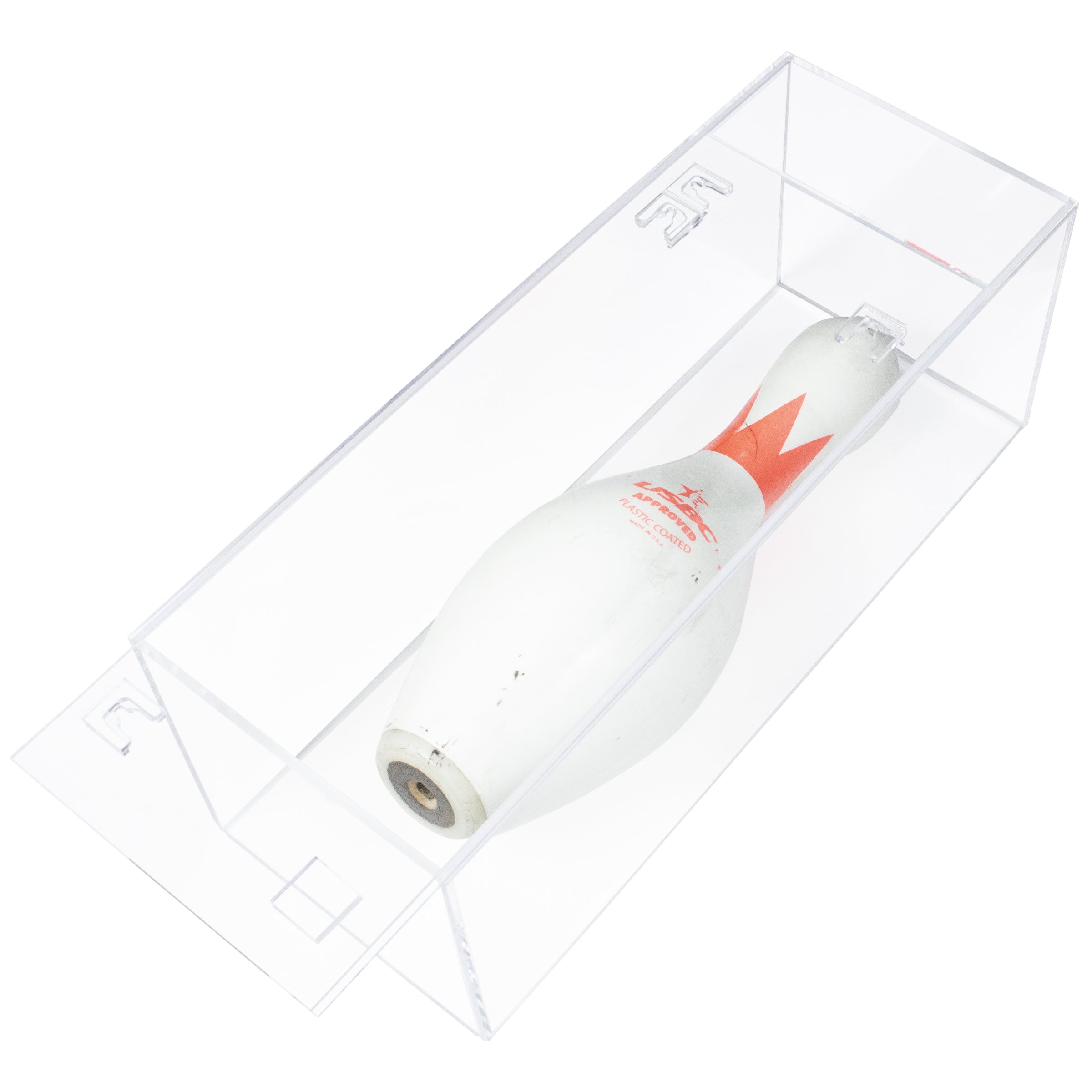 Bowling Pin Display Case with Slide Back (Table Top or Wall Mount) 7 ...