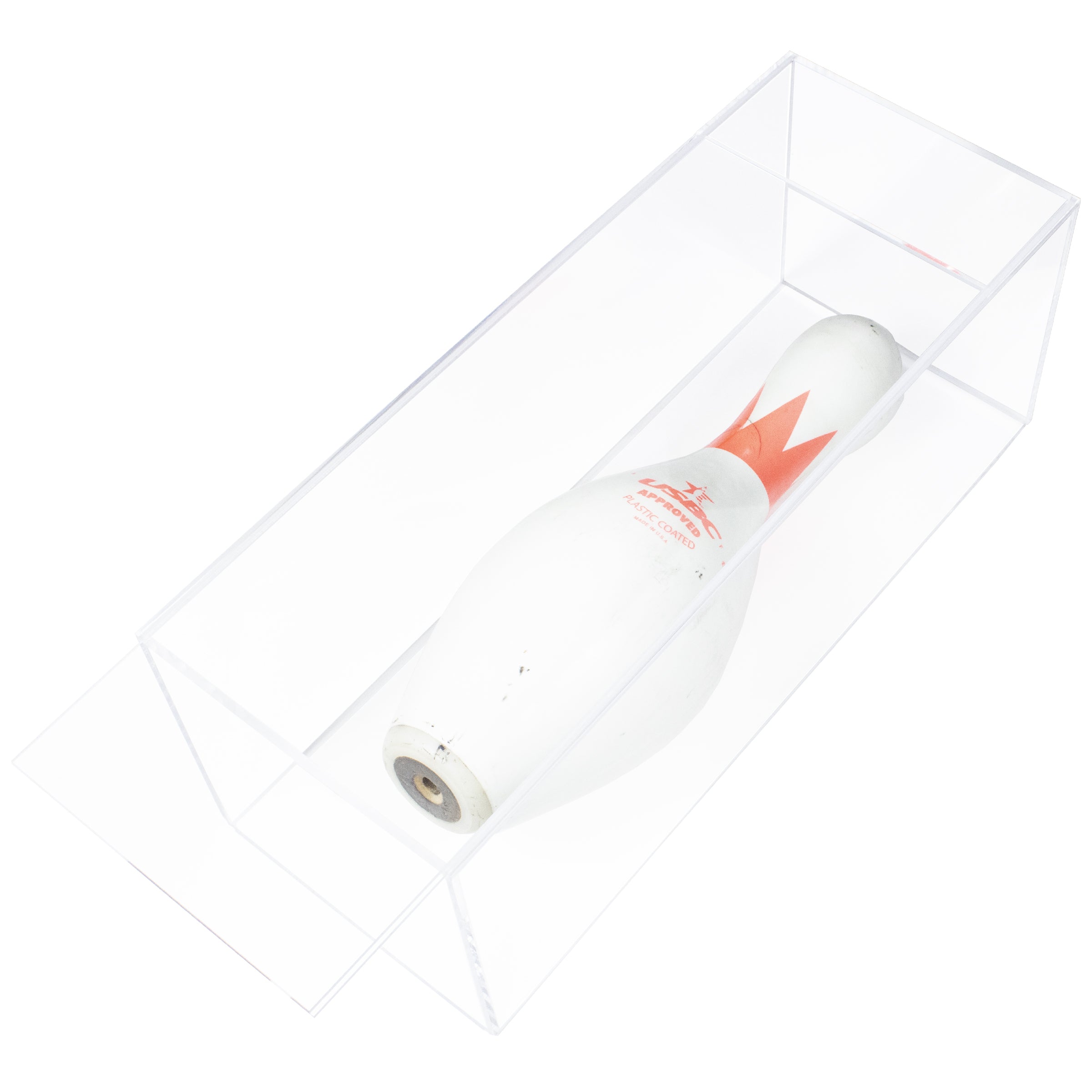 Bowling Pin Display Case with Slide Back (Table Top or Wall Mount) 7 ...