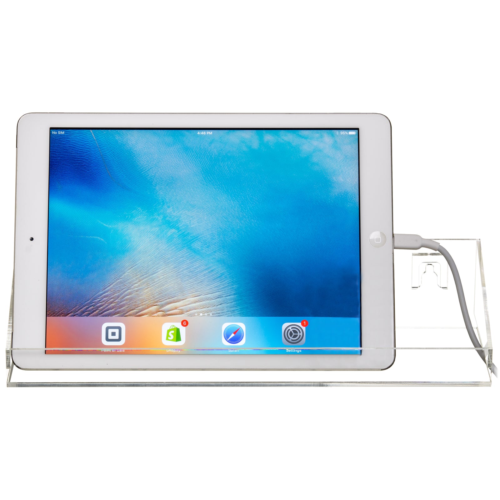 Clear Floating Shelf Wall Mounts Charging Station (A108/HD003)