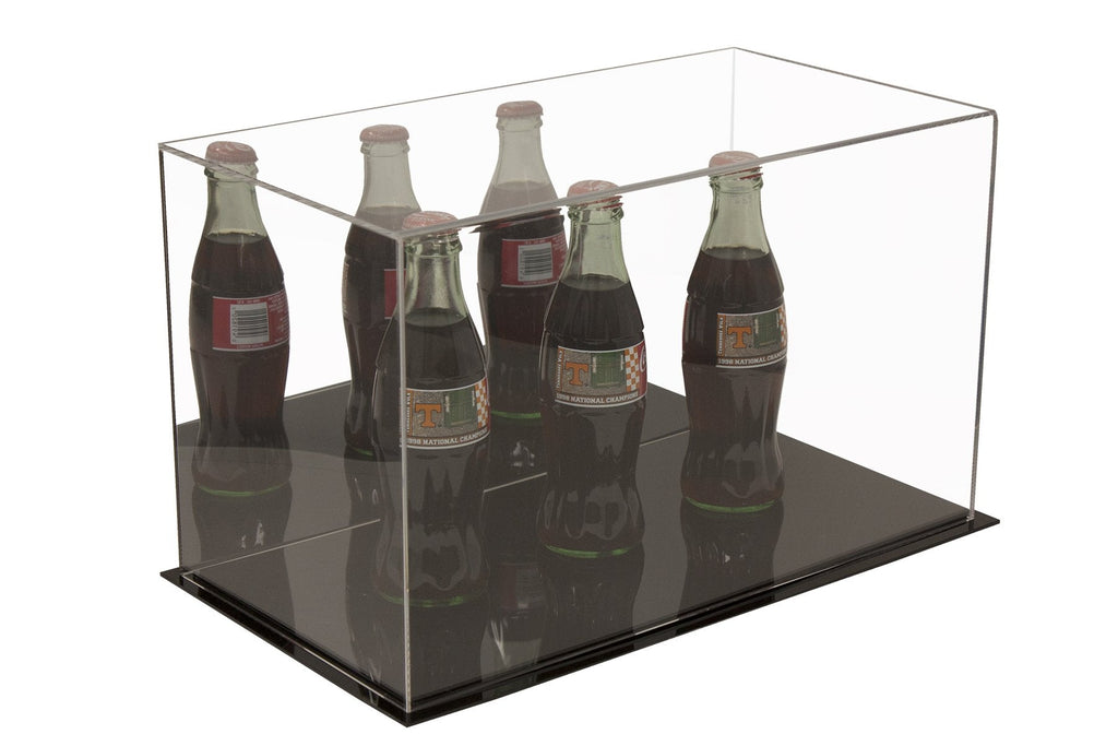 Versatile Acrylic Display Cases with Double Sheet Base with Mirror Cas
