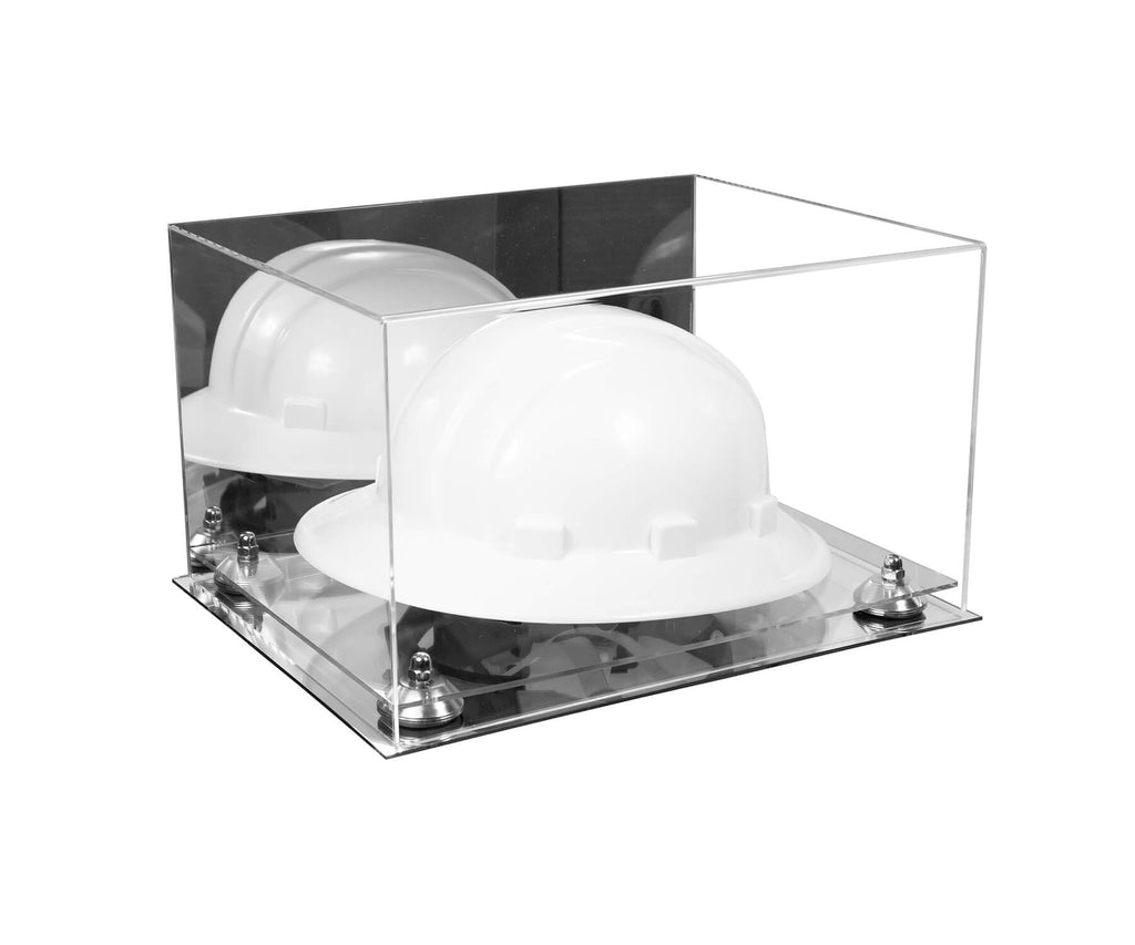 Acrylic Large Helmet - Large Safety Helmet Display Case - Mirror (A082