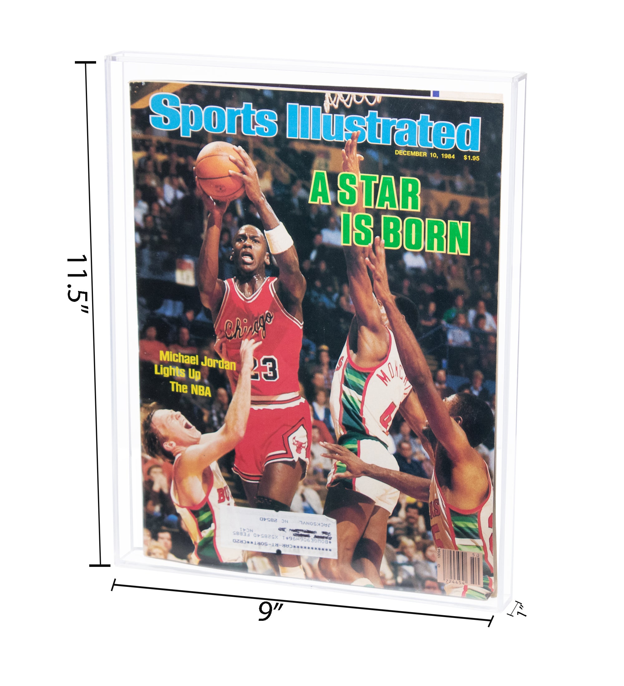 Clear Acrylic Display Case for Collectible Magazine or Comic Book (A11 ...