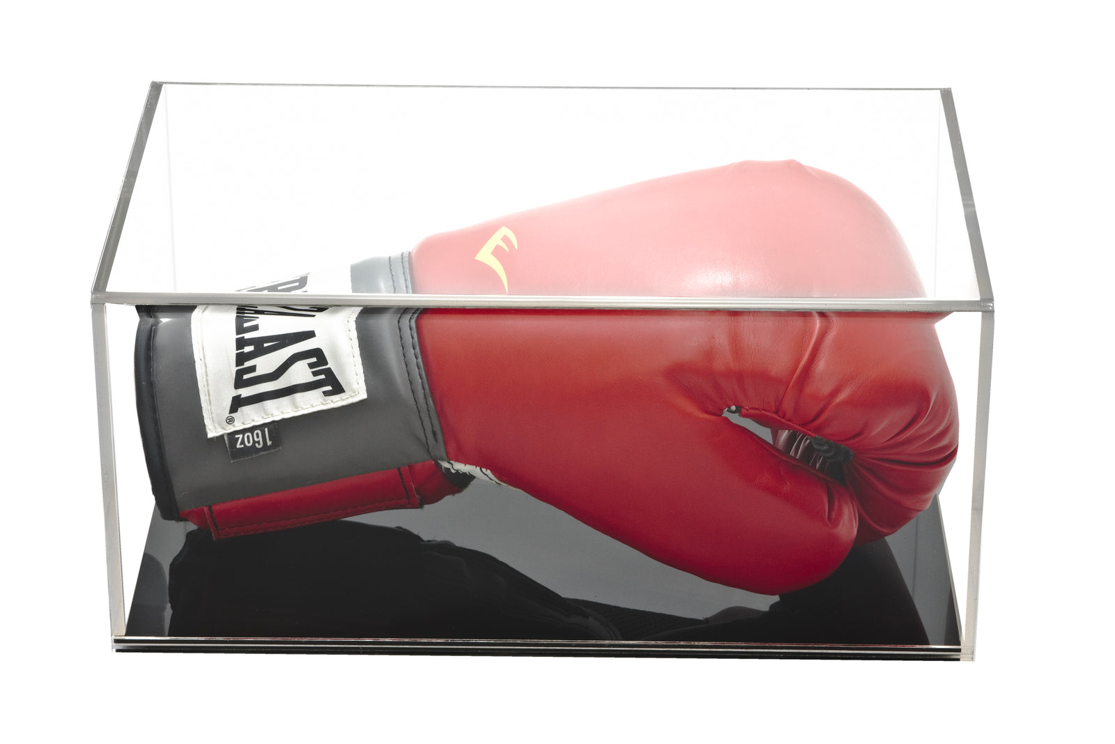 Acrylic Boxing Glove Vertical Display Case with Sliding Back (A044/V17